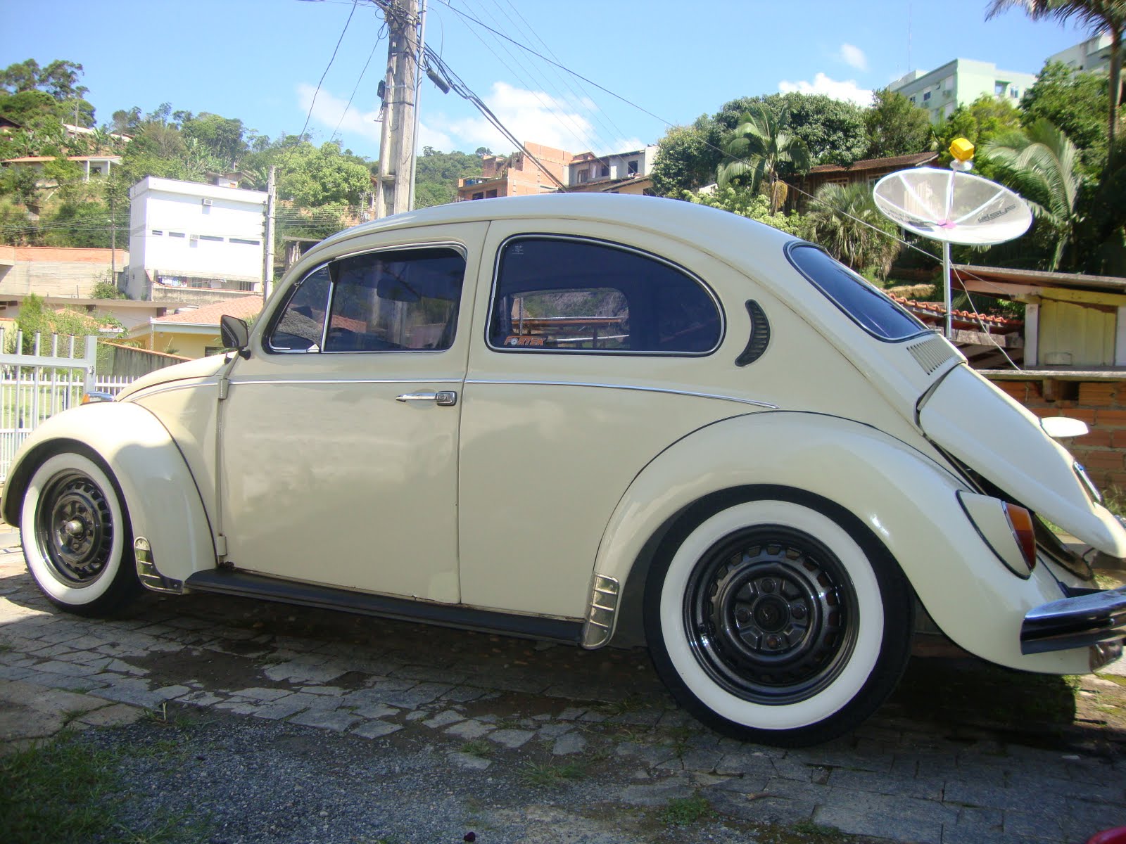 VW Fusca 75: Novas Rodas