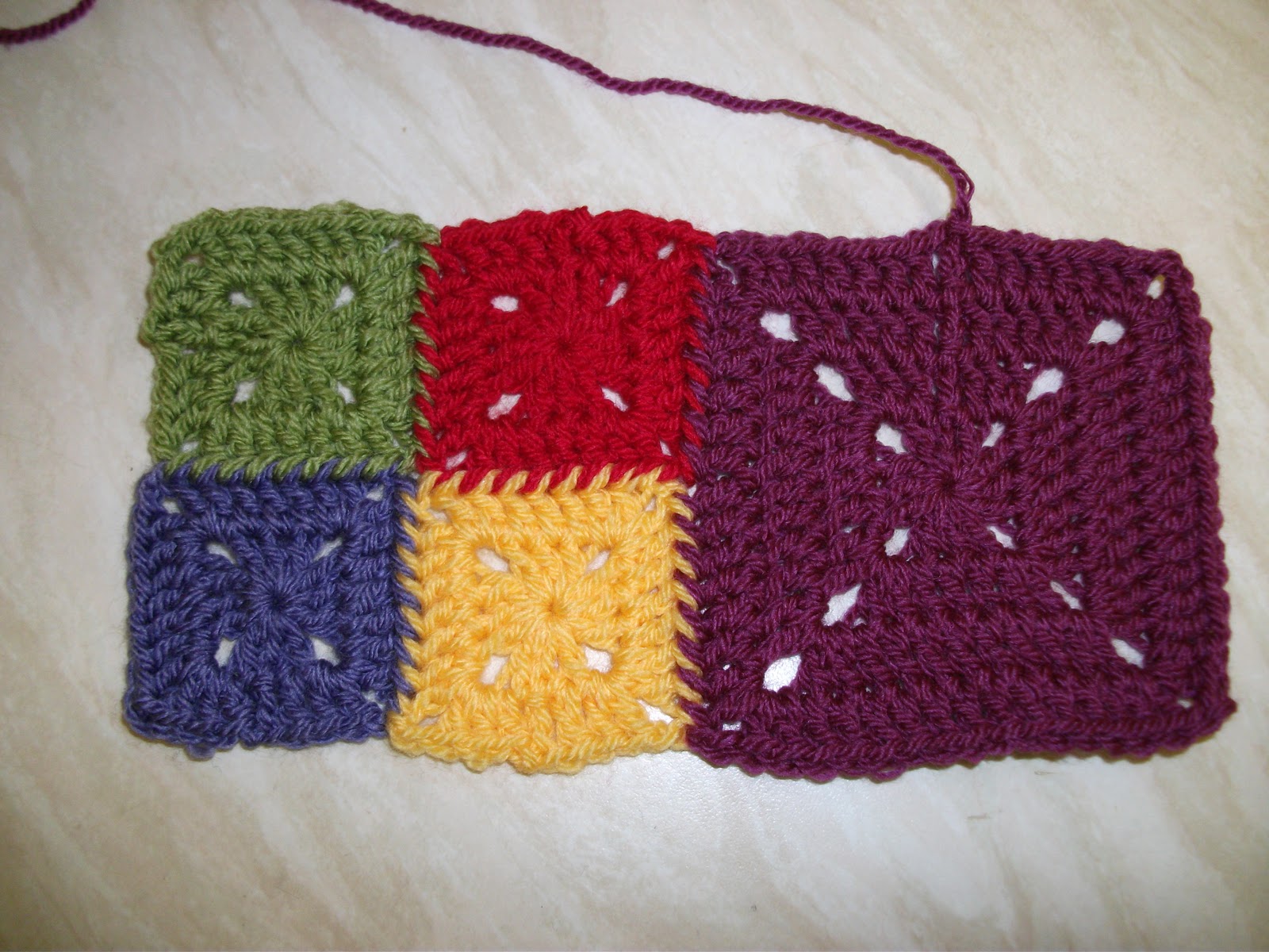 The Wench's Crafty Corner: Babette Construction - How To Join Squares ...