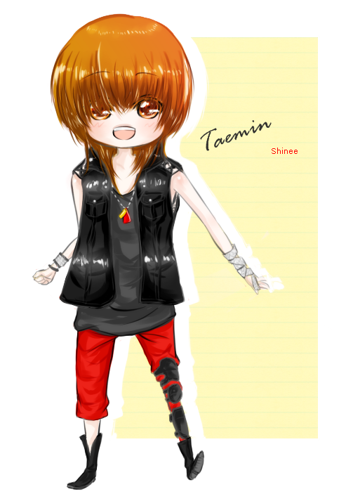 Keuliseu (⌒˛⌒): Taemin (태민) Chibi Version ;)