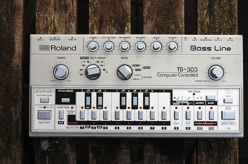 Din Sync: TB-303 Button programming reference