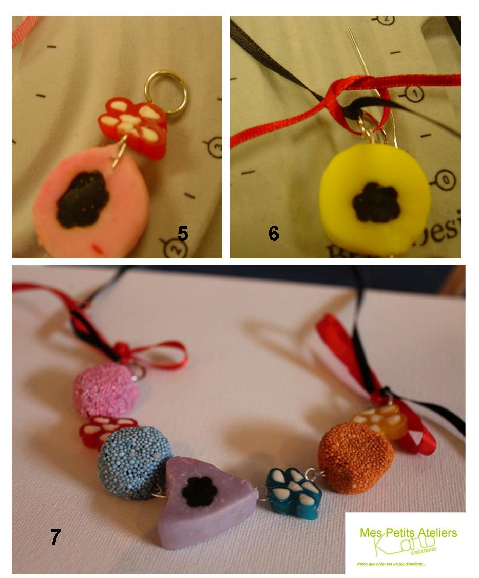 Mes Petits Ateliers KaroCreations: Le collier de bonbons en images...