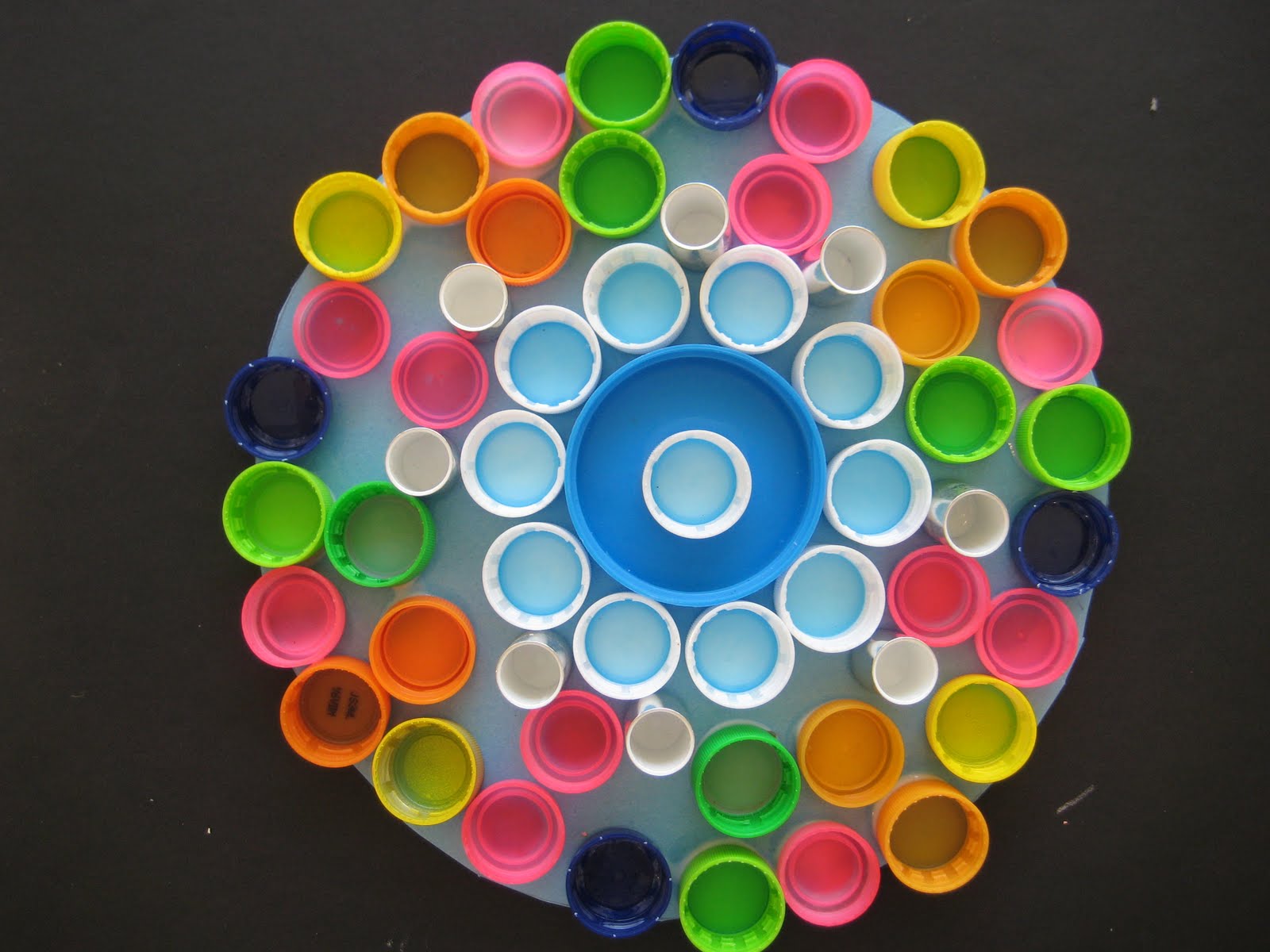 The Lake Forest Louvre: Radial Designs using Recycled Plastic Tops