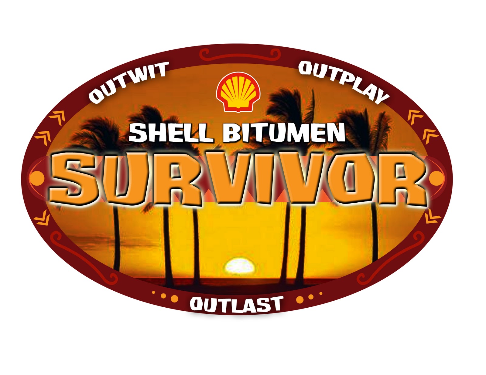 www.designbyino.blogspot.com: Shell Bitumen Survivor Logolized