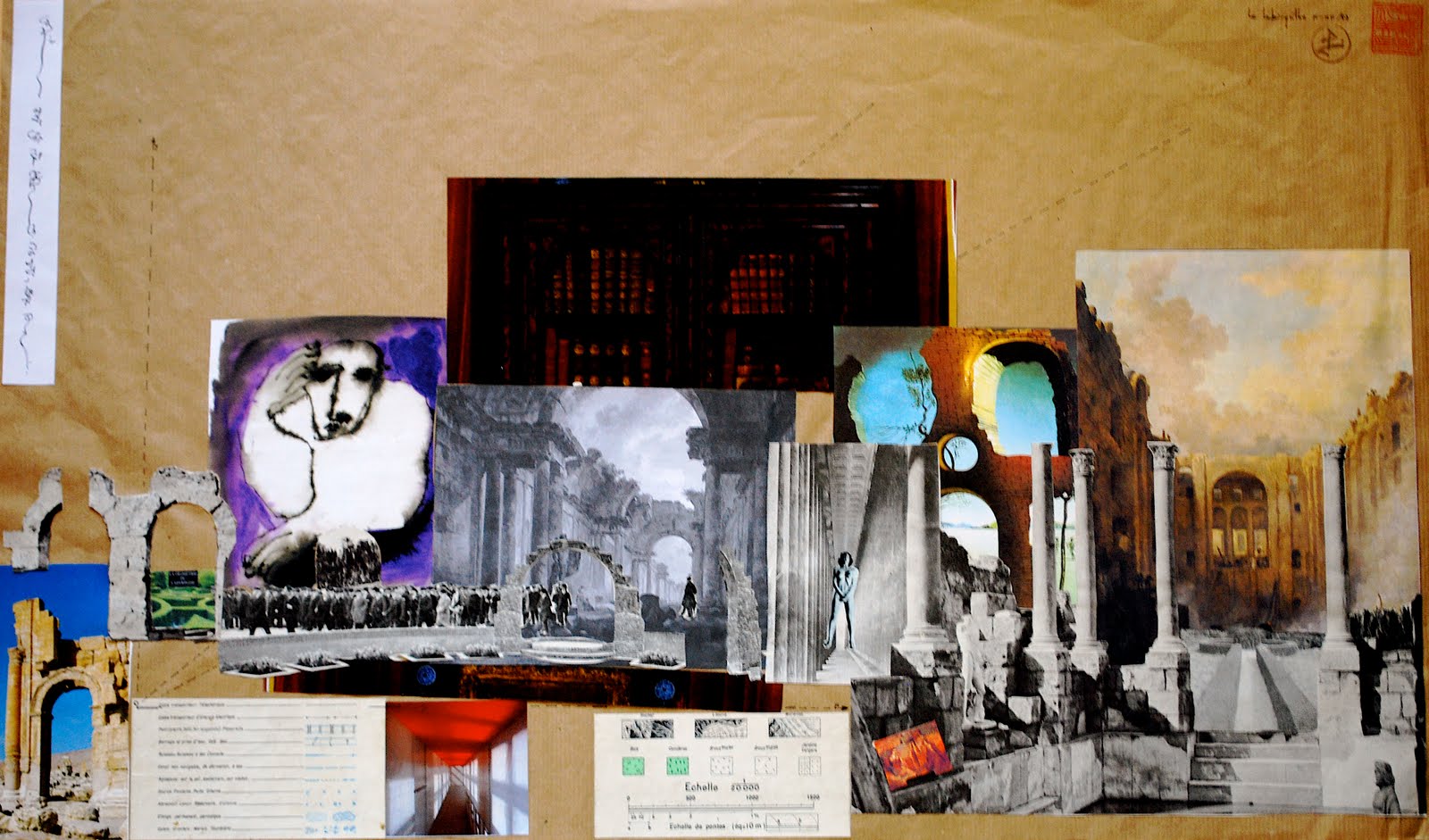 Les Oeuvres de Gehel: Collages