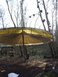 Guy Mallinson Woodland Workshop: Parachute Shelter Making