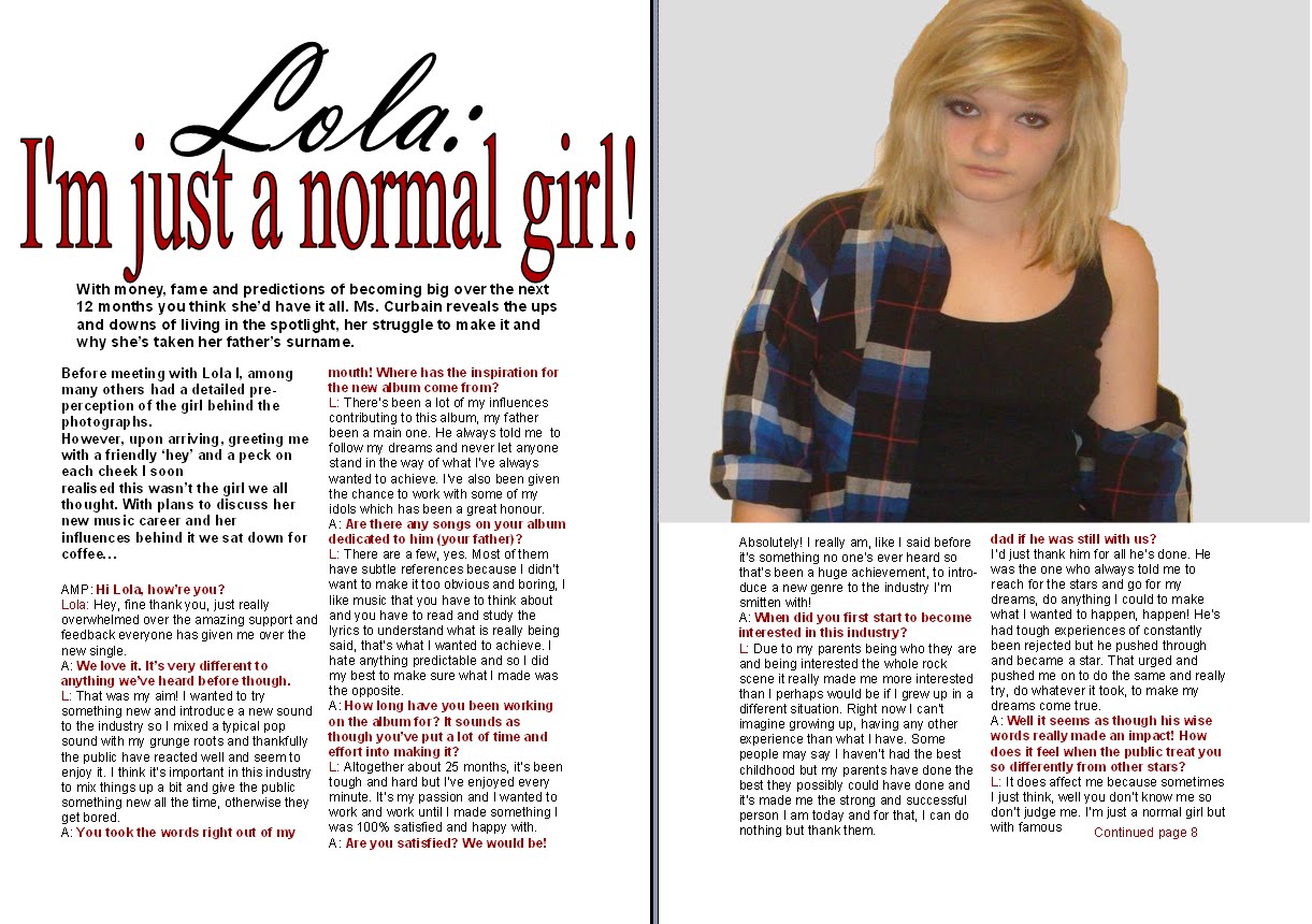 AS Media Studies Foundation Portfolio: Double Page Spread