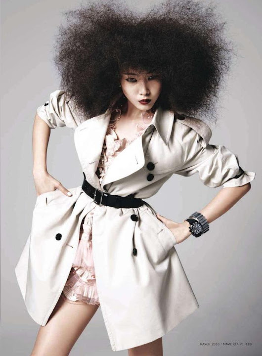 ASIAN MODELS BLOG: Han Jin Editorial for US Marie Claire, March 2010
