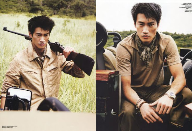 ASIAN MODELS BLOG: Philip Huang Editorial for Taiwan GQ Magazine (??)