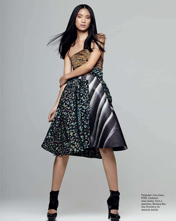 Asian model: Kiki Kang in Editorial for Marie Claire UK, October 2010
