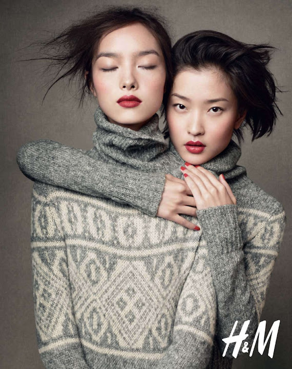 ASIAN MODELS BLOG: Sun Fei Fei & Du Juan in Ad Campaign for H&M ...