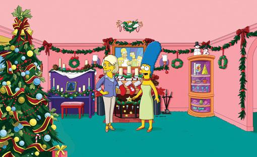La Navidad: Familia Simpson en Navidad. Imágenes