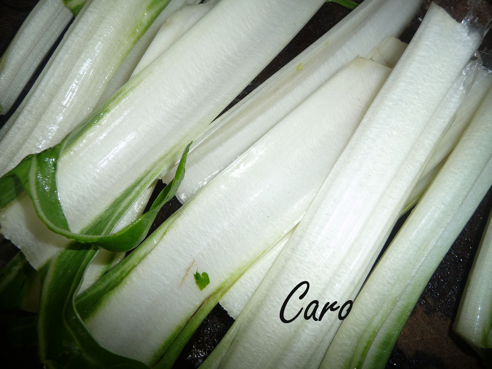 Caro Pimiento: Milanesas de pencas de acelga