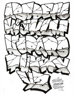New Graffiti Alphabet Ideas: Letter "A-Z" from deffinition of style