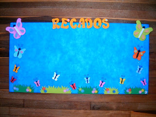 CORTE E RECORTE E.V.A: MURAL DE RECADOS
