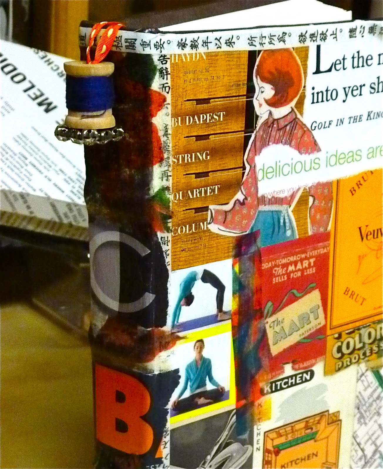 lorimarsha: Collage-Covered Journal