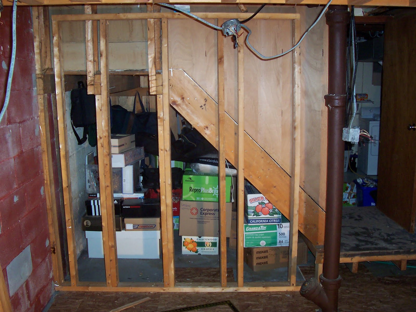 Our Basement Renovation: Jimmy Rig