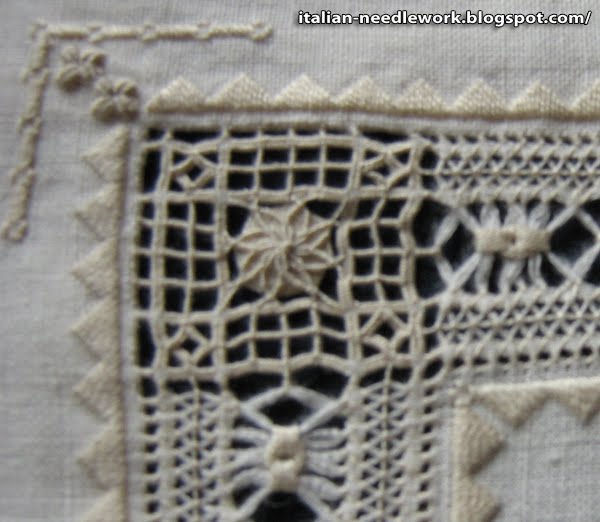 Italian Needlework: Exquisite Drawn-Thread Work Corners