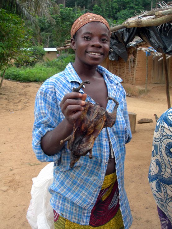Pictures of African Cocoa Farming: Bush Meat (12)