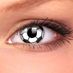 Lifestyle Cafe: Soccer Crazy Contact Lenses