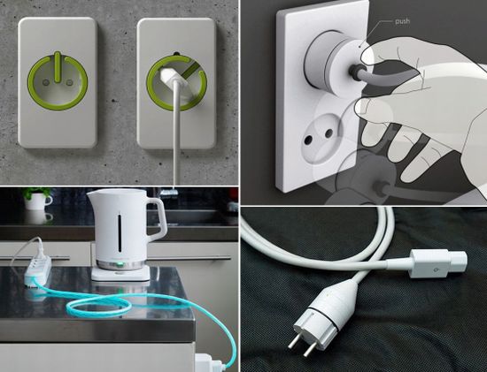 Lifestyle Cafe: Innovative Energy-saving power plugs, cord and outlets