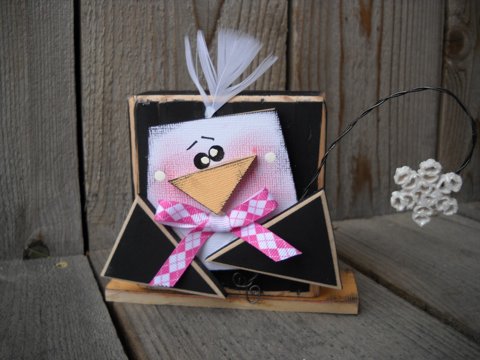 Craft Goodies: Penguin Blockhead {2x4} Tutorial