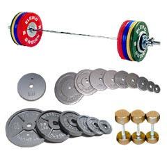 KEEP HEALTHY: Weight Lifting Sets & Dumbells