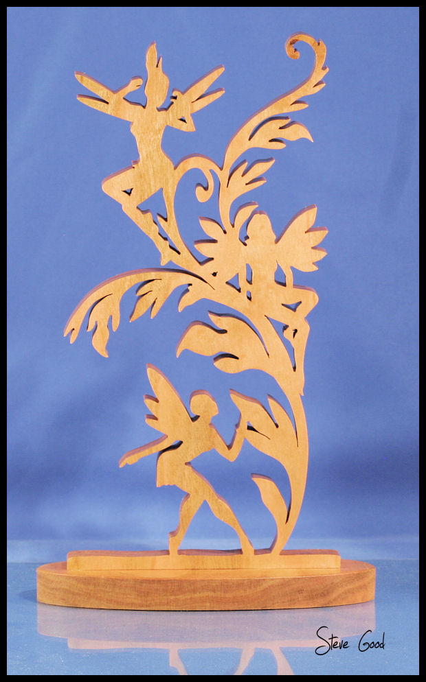 Scrollsaw Workshop: Fairy Tree Scroll Saw Sculpture.