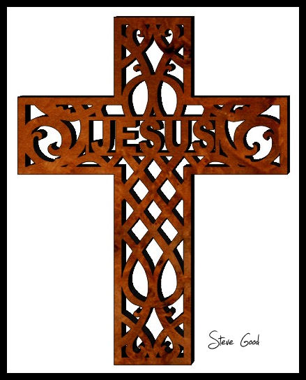 Scrollsaw Workshop: Ornamental Cross Scroll Saw Pattern.