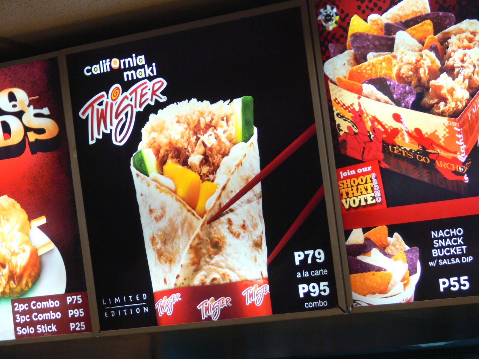 Miss Table Napkin: KFC California Maki Twister & UAAP Snack Box