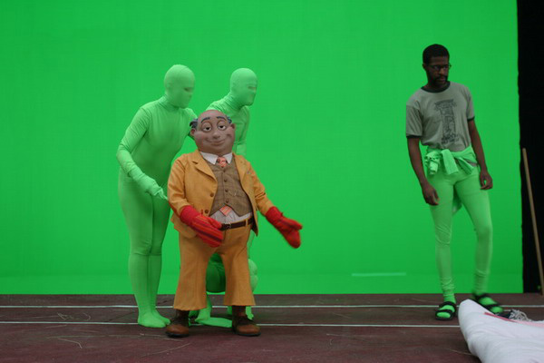 Coma novel: green screen actors
