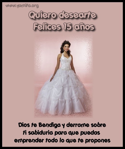Felices 15 años | Tarjetas Cristianas
