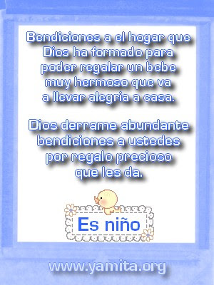 Bendiciones por el Bebe