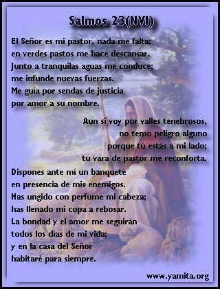 Salmos 23 (Nueva Versión Internacional) | Tarjetas Cristianas