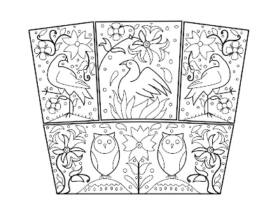 Lauren Reeser: Elizabethan Embroidery Pattern of Insanity