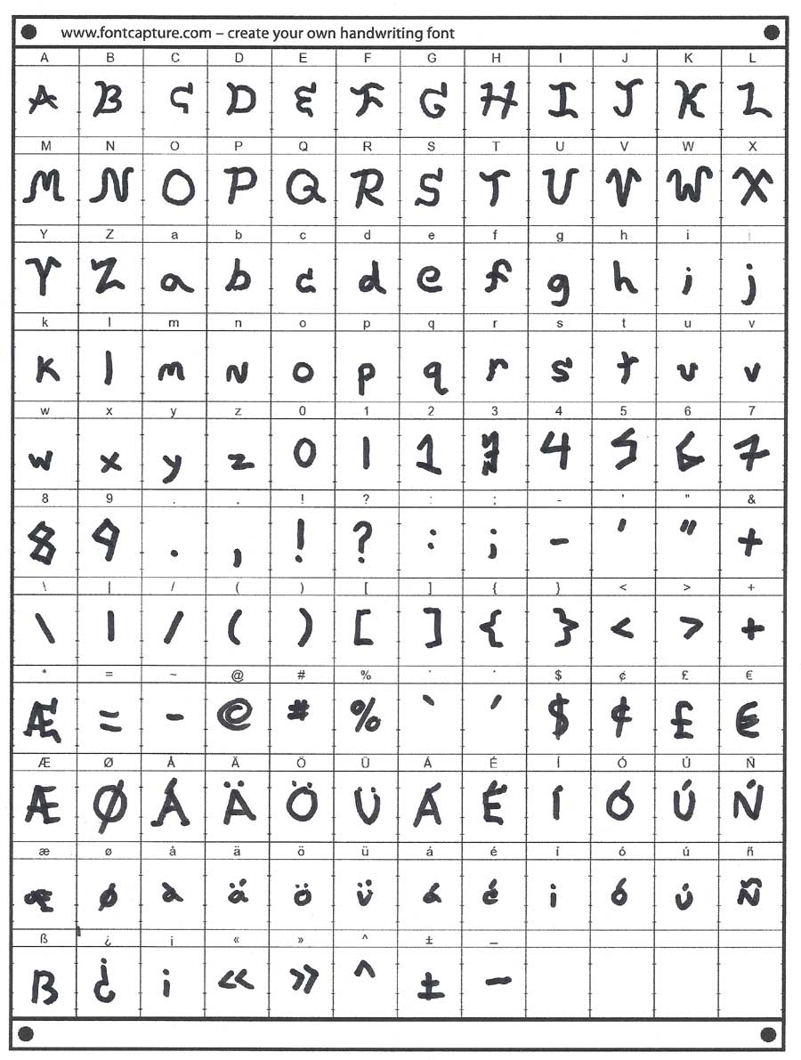 The Society of Torch, Pole and Rope: Custom Handwritten Fonts for Your ...