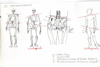 Las Pinturas de Riccardangelo: El contrapposto; ejercicio.2000