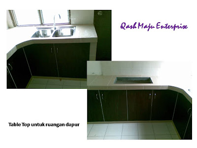 KiTcHeN CaBiNeT (KaBiNeT DaPuR) & ReNoVaTiOnS in JoHoR: TABLE TOP ( DAPUR )