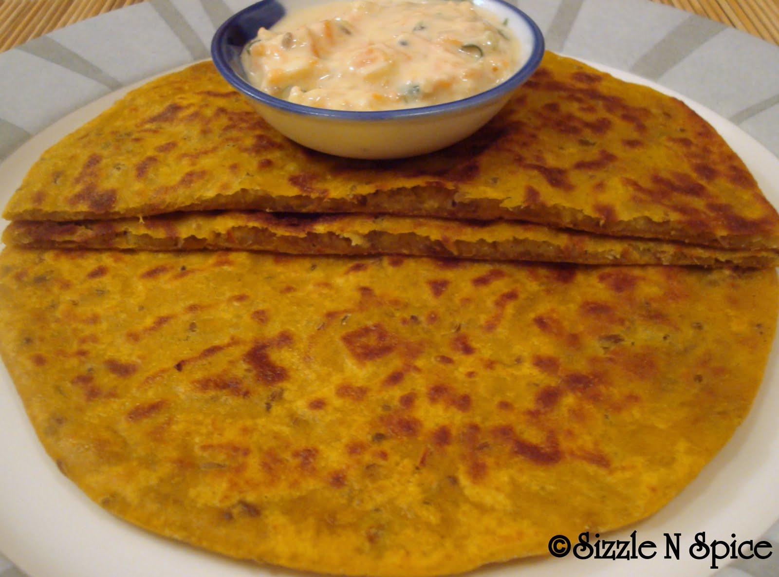 Sizzle N Spice: Stuffed Corn Paratha