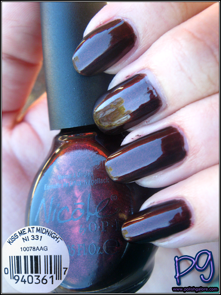 Nicole by OPI Kiss Me At Midnight - Polish Galore Nicole by OPI Kiss Me At Midnight - Polish Galore