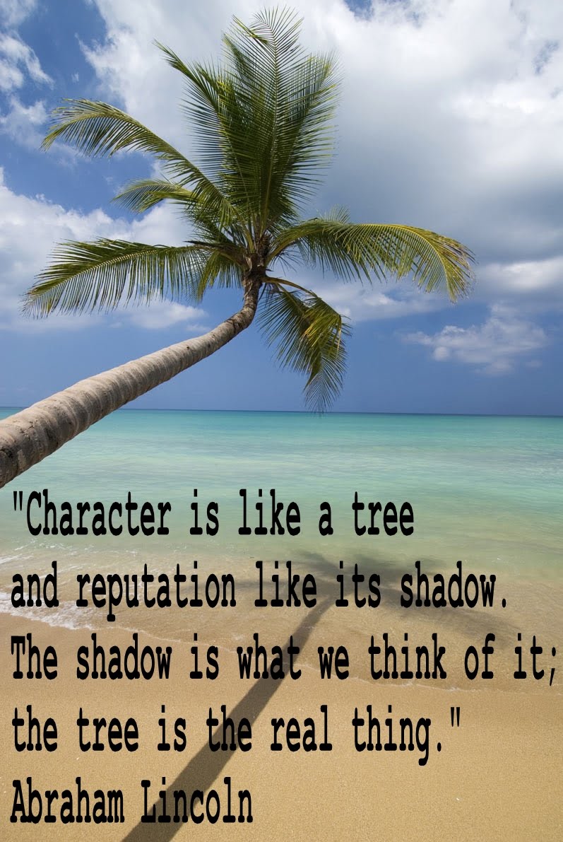 GOATQuotes.com: "Character is like a tree..."