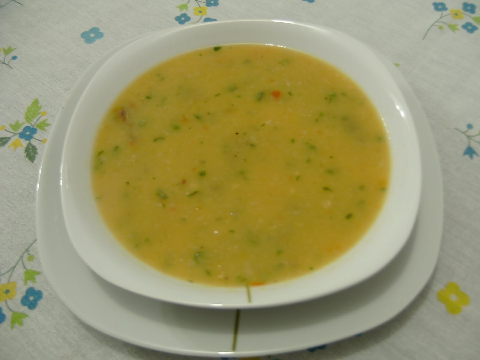 Sopa de Inhame - Na Biroskinha