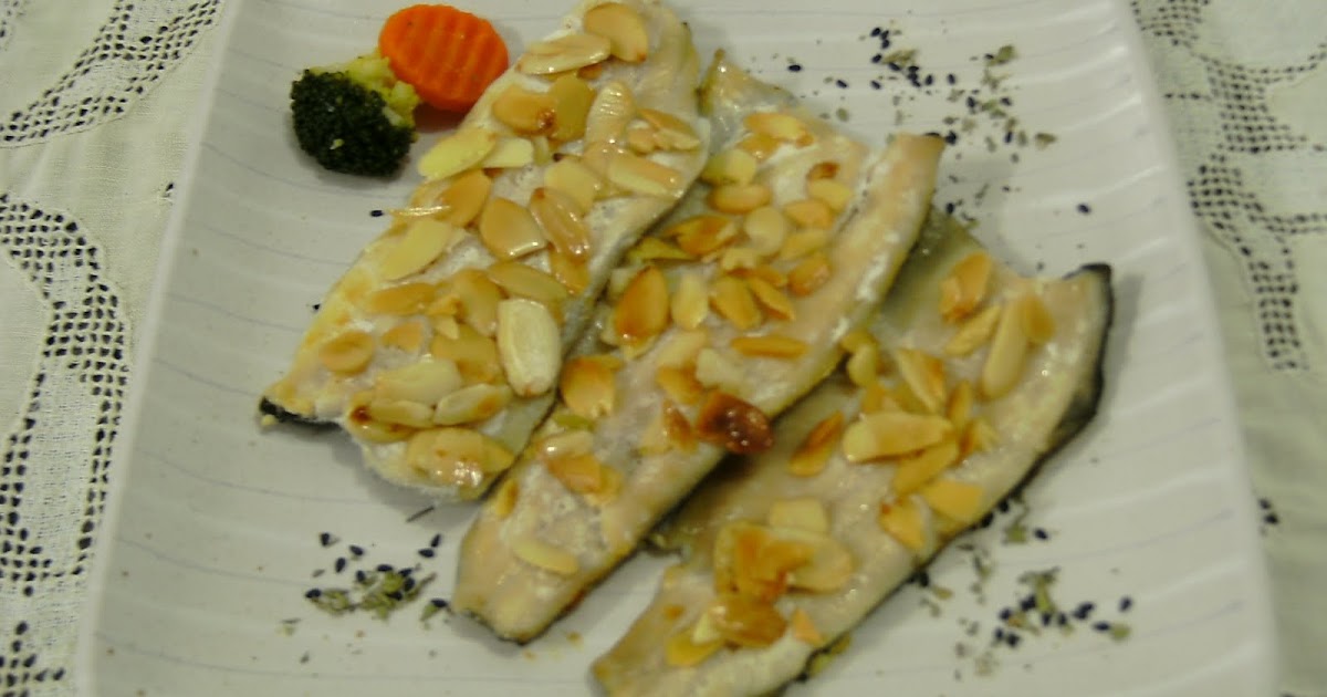 Filé de Trutas com Amêndoas Douradas - Na Biroskinha