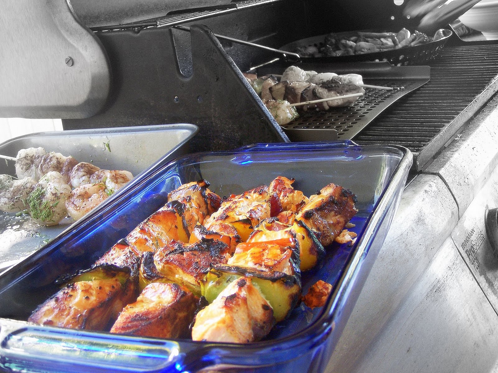 Meal Planning Made Simple: Monday: BBQ Seafood Kabobs with Israeli ...