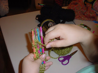 Helen's Hobby Haven: Erin's Straw Knitting