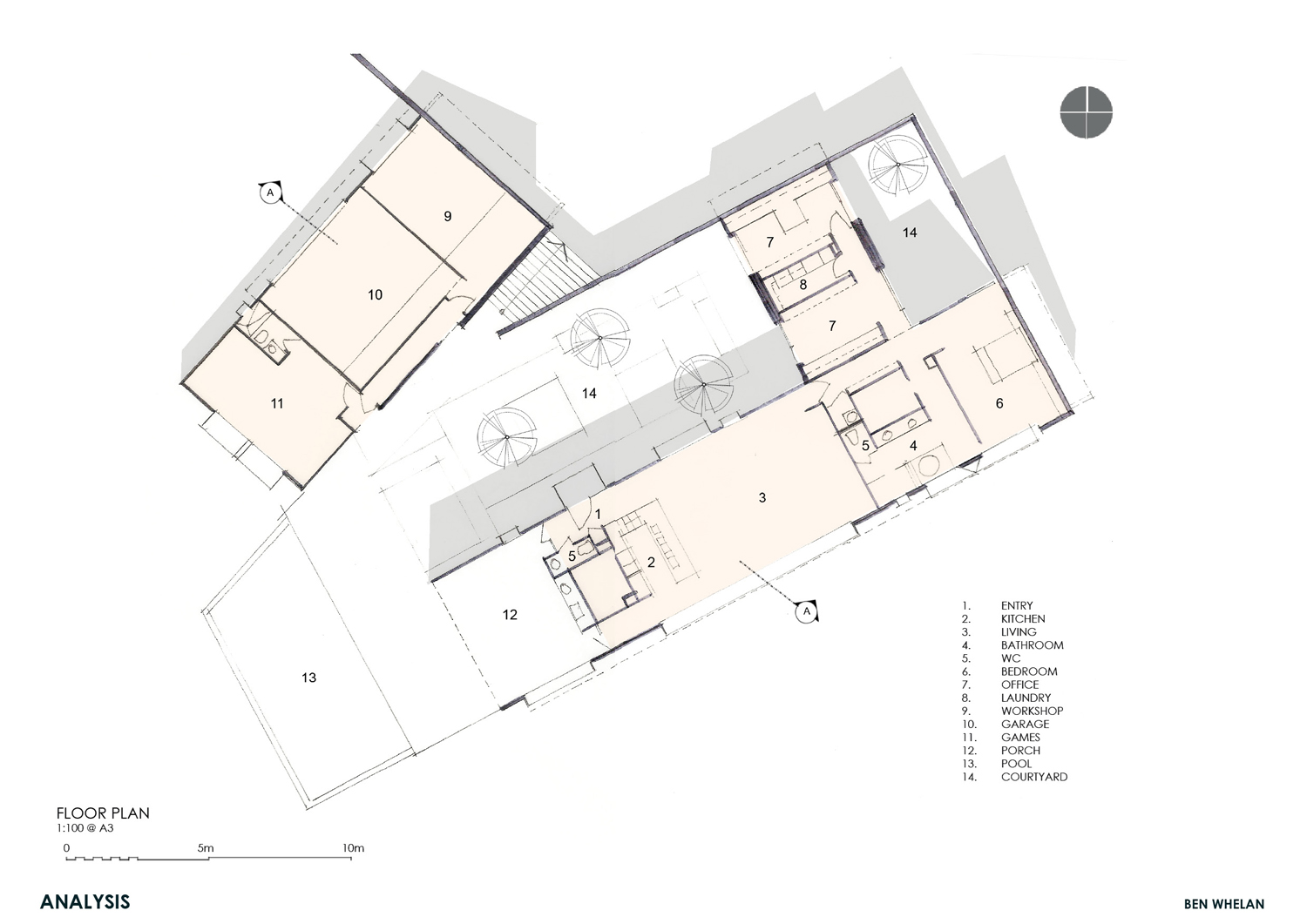 DAB310 - Ben Whelan's Studio 7 Design Blog: My Drawings of Rick Joy's ...