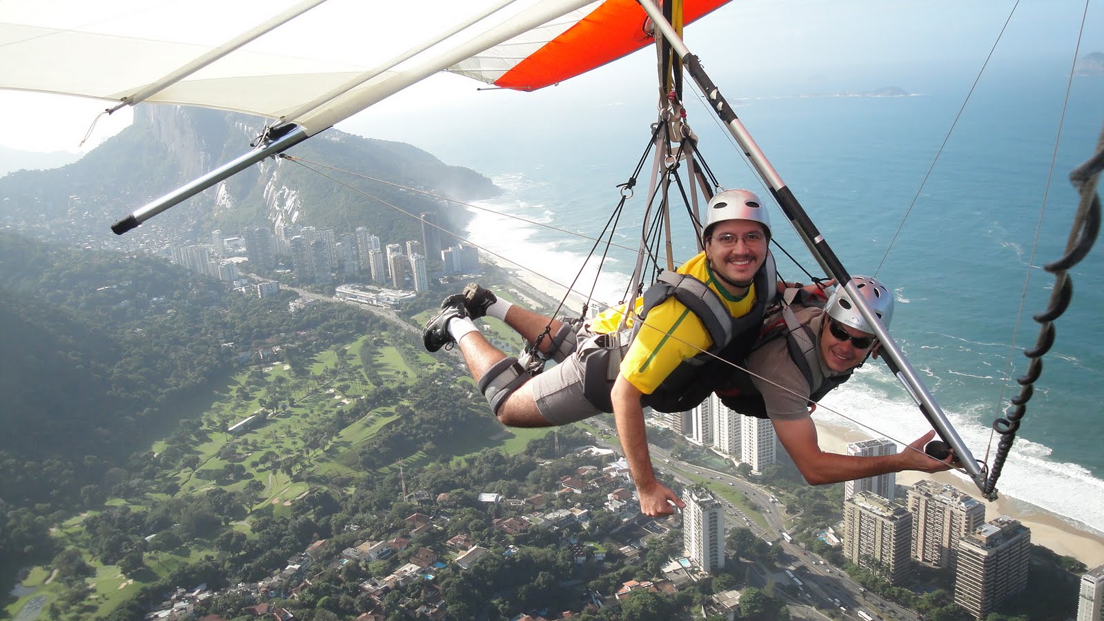 Renovo Blog: Vôo de Asa Delta no Rio de Janeiro