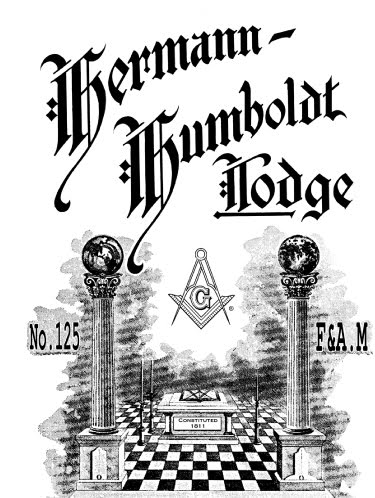 Freemasons For Dummies: Pennsylvania's German-language Lodge: Hermann ...