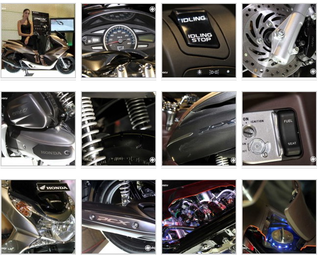 soloscootermatic: Gambar Detail dan Ulasan Honda PCX