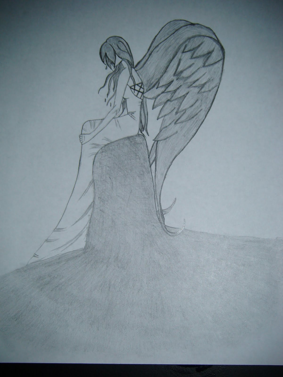 Vampiregirl: Angel Drawing