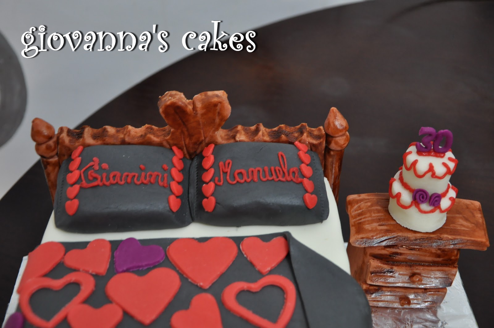 giovanna's cakes: bed cake